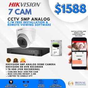 CCTV Camera Singapore - Supply Install CCTV & IP POE Camera | iRoyal
