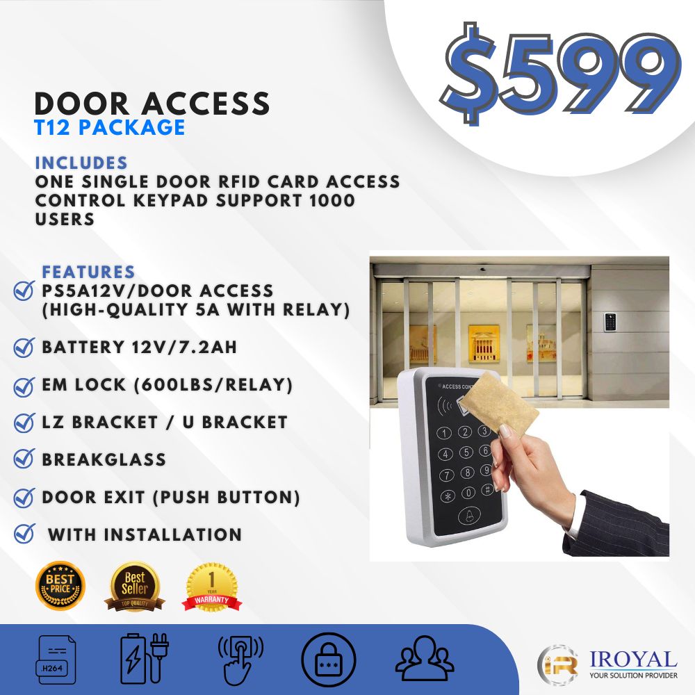 Door Access System Singapore | Hikvision Face Recognition Door Access