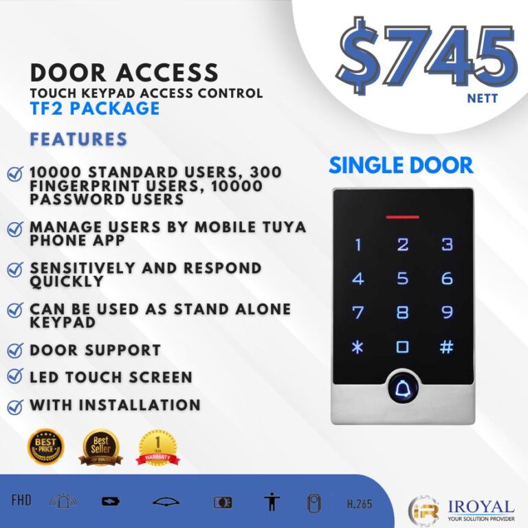 WiFi Tuya IP68 Waterproof Single Door TF2 Package Door Access Control ...