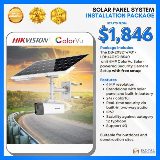 HIKVISION 4MP ColorVu Solar Powered Security Camera Setup | DS ...