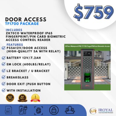 Door Access System Singapore | Hikvision Face Recognition Door Access