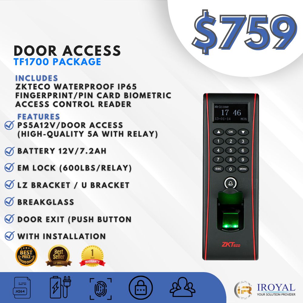 Door Access System Singapore | Hikvision Face Recognition Door Access
