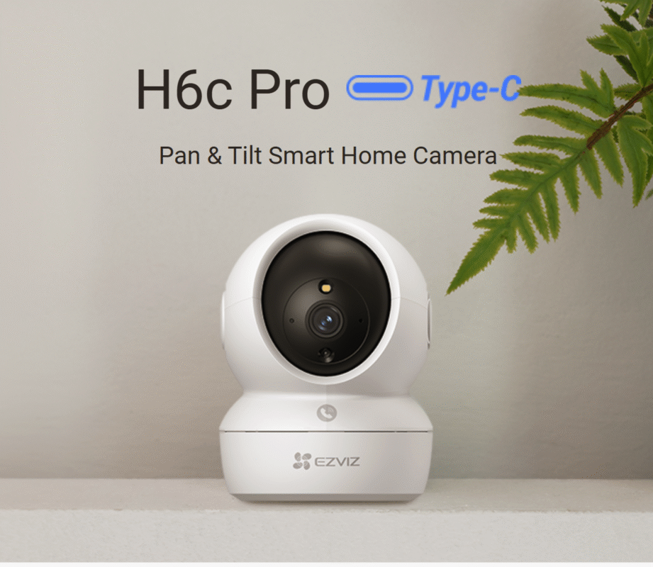 EZVIZ H6C PRO 2K 1 TO 12 CAM Pan Tilt Smart Color Night Vision Auto ...